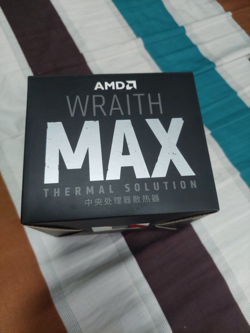 AMD Wraith Max RGB 92mm cpu fan cooler, Computers & Tech, Parts ...