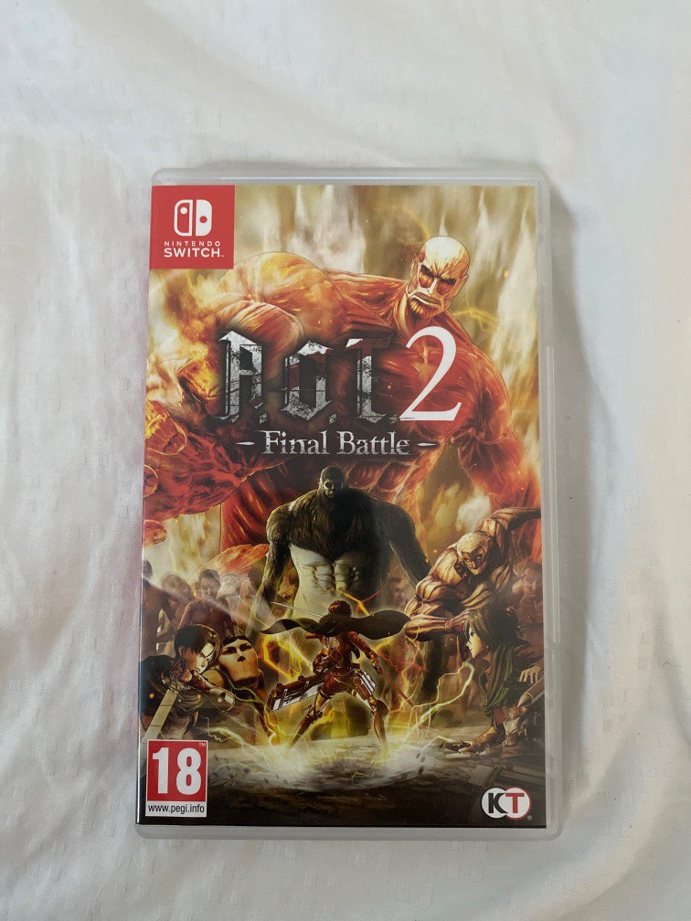 AOT 2 Final Battle Nintendo Switch Game, Video Gaming, Video Games ...