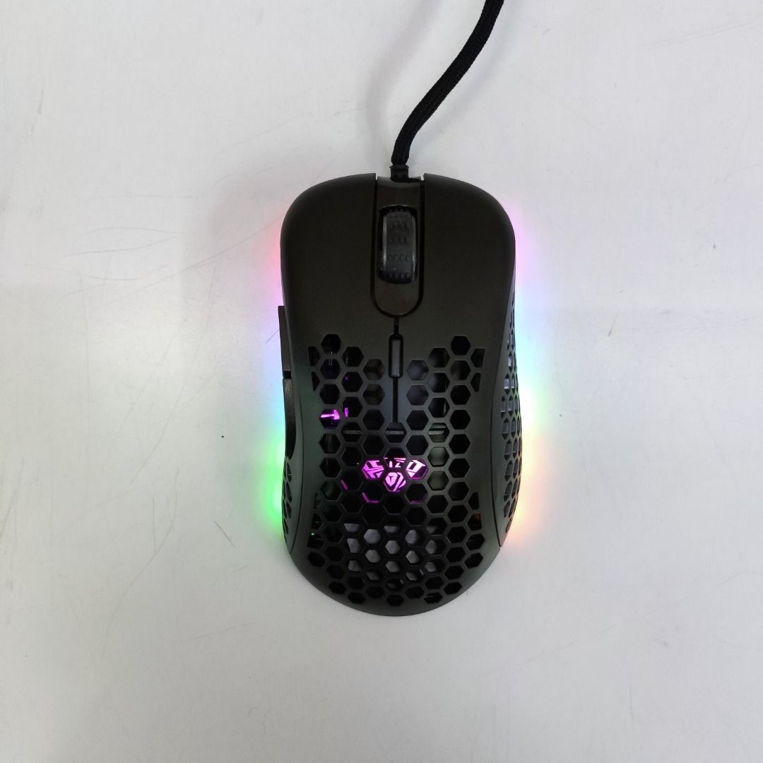 AULA WIND F810 RGB LIGHTWEIGHT HONEYCOMB SHELL WIRED GAMING MOUSE ...