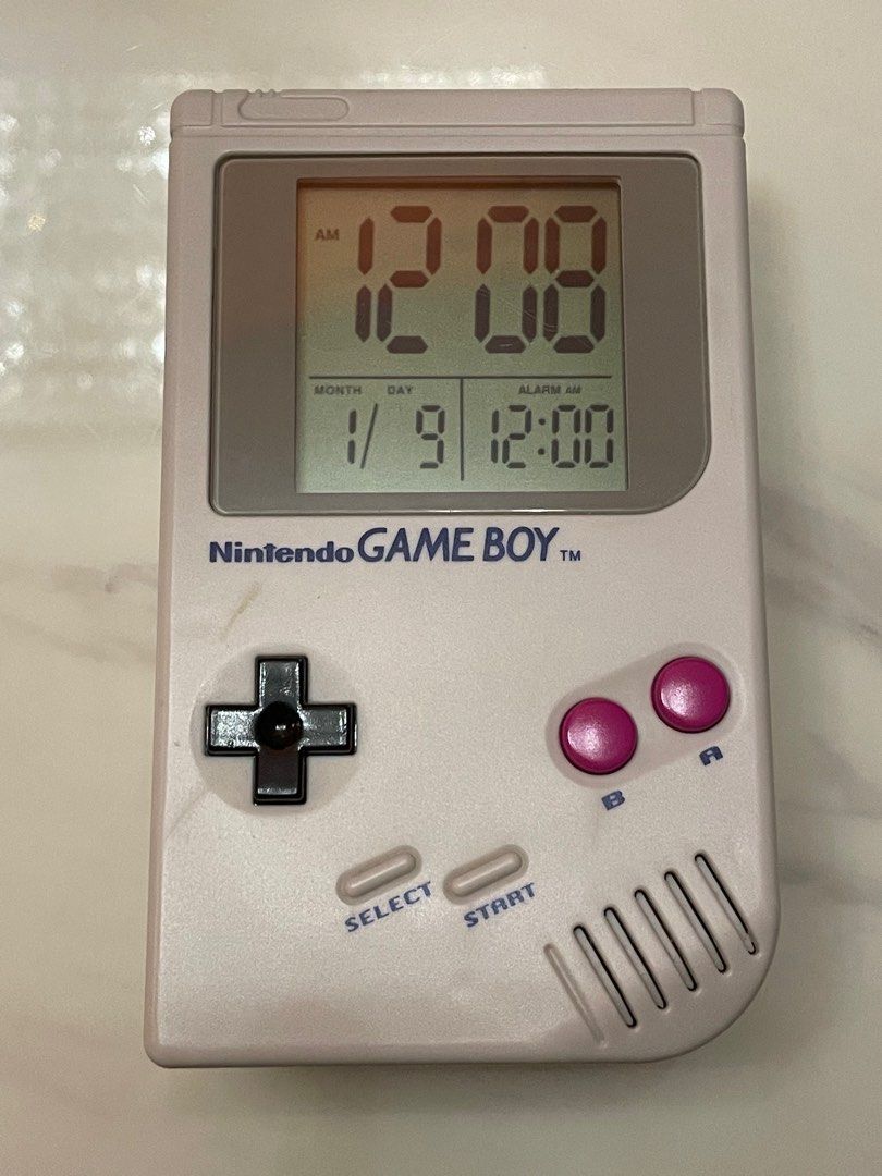 Authentic Game Boy digital clock, Furniture & Home Living, Home Decor ...