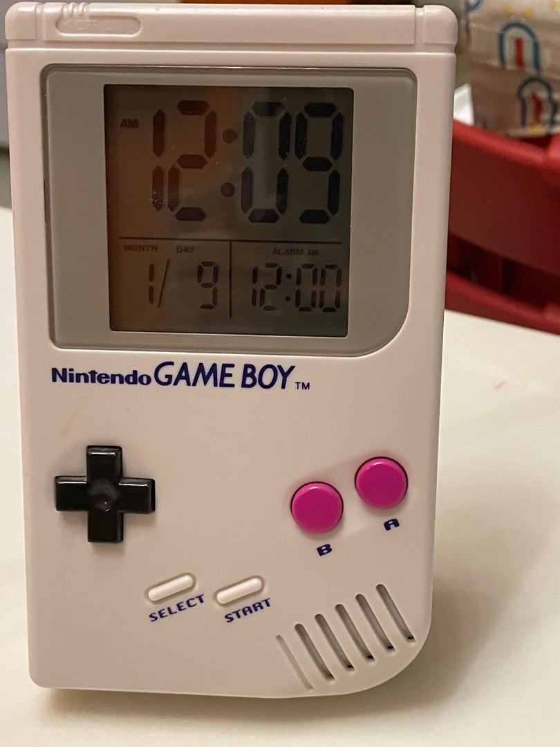 Authentic Game Boy digital clock, Furniture & Home Living, Home Decor ...