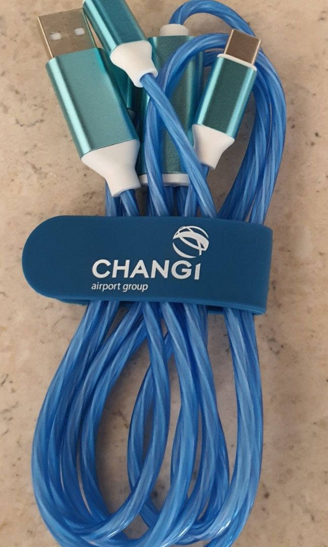 Avatar The Way of Water LED Charging Cable (from Changi Jewel), Mobile ...
