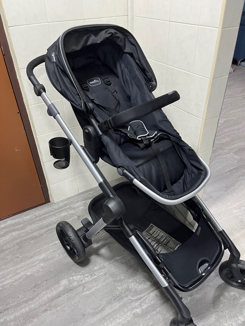 Double Stroller (BLACK EVENFLO PIVOT XPAND), Babies & Kids, Going Out ...
