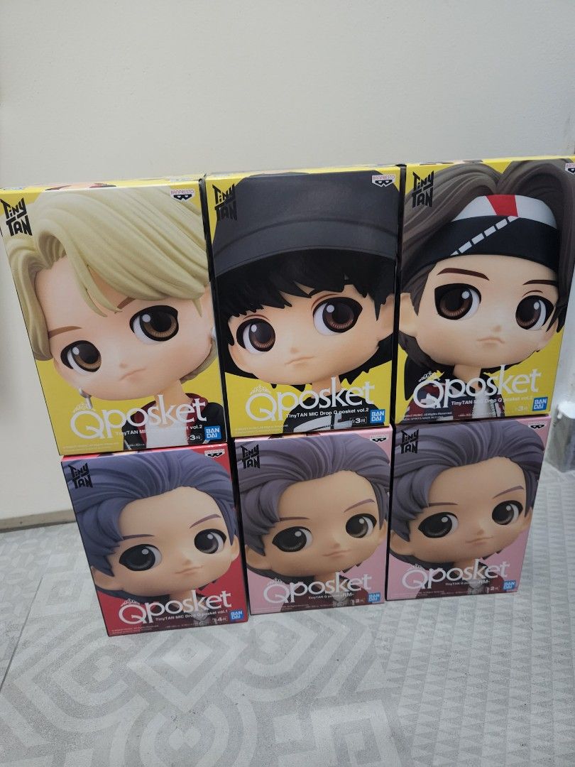 Banpresto Bts tinytan Mic drop Qposket Figurine jung kook V jimin Rm, Hobbies & Toys, Toys ...
