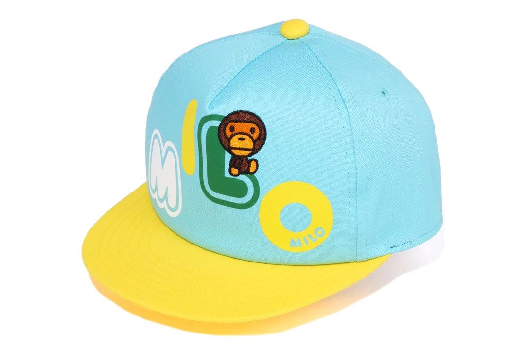 BAPE BABY MILO FONT CAP on Carousell