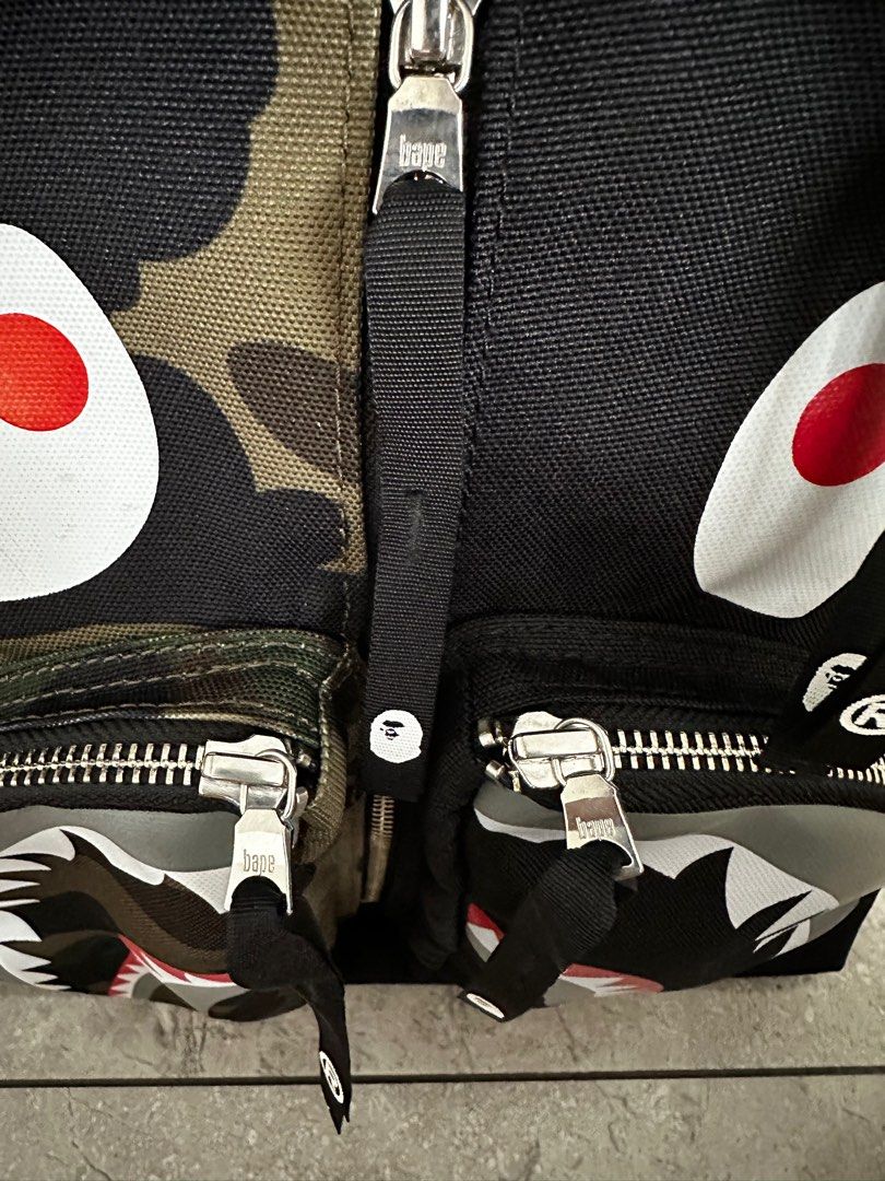 Bape shark backpack, Men's Fashion, Bags, Backpacks on Carousell