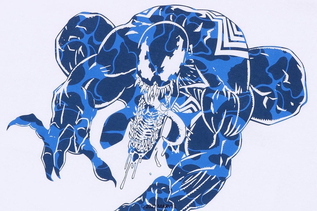 BAPE X MARVEL VENOM TEE, Men's Fashion, Tops & Sets, Tshirts & Polo ...