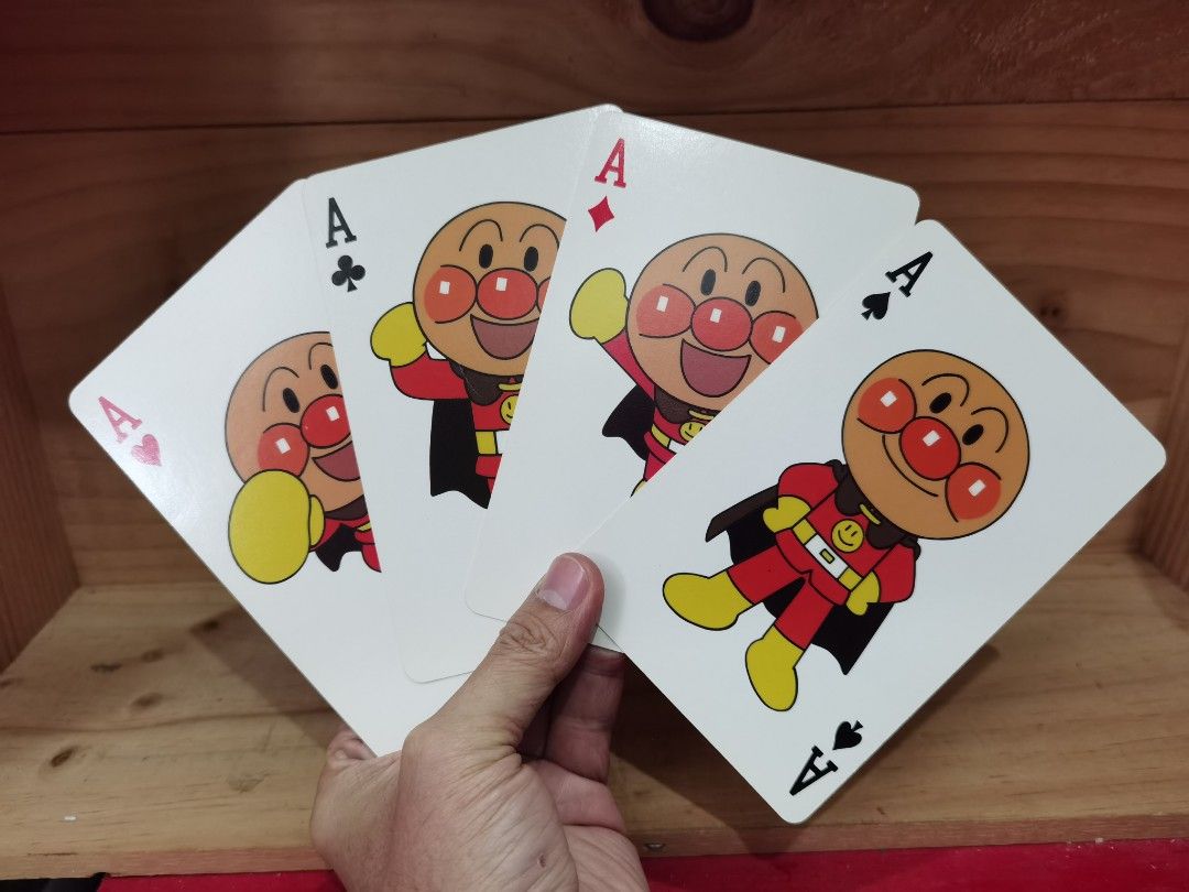 Big Size Anpanman Playing Cards, Hobbies & Toys, Toys & Games on Carousell