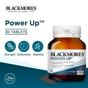 Blackmores Power Up Masculine Vitality & Endurance Booster 30s, Health ...
