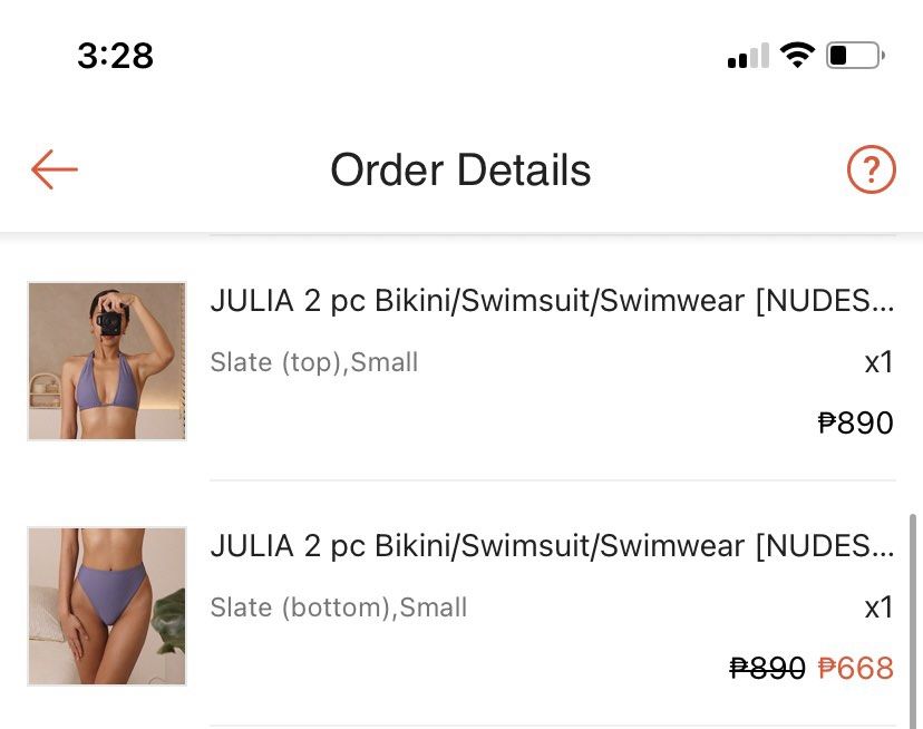 BNWT Nudeswim Julia Bikini/Swimsuit/Swimwear in Slate Size S, Women's Fashion, Swimwear, Bikinis ...