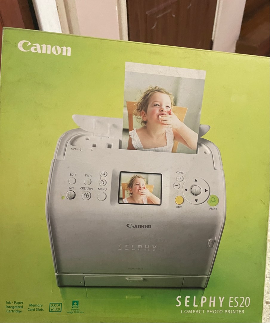 Canon Selphy ES20 Compact Photo Printer, Computers & Tech, Printers, Scanners & Copiers on Carousell