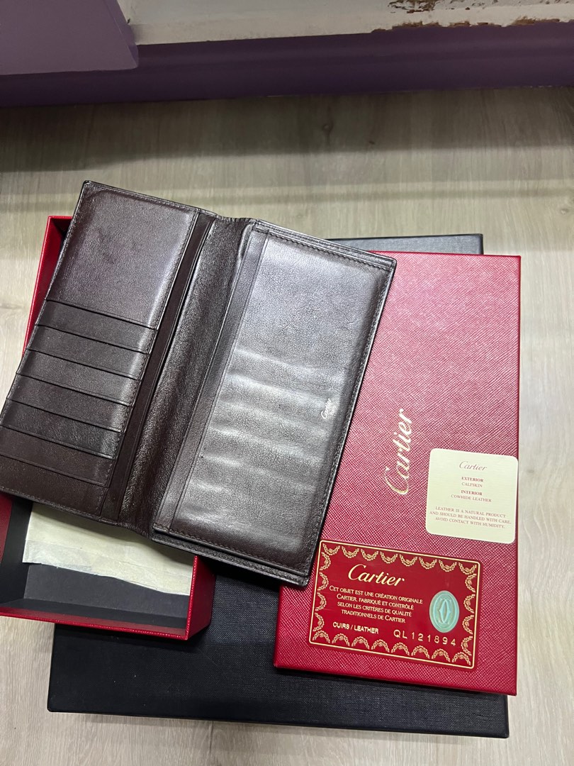 Cartier Mens Wallet, Luxury, Bags & Wallets on Carousell