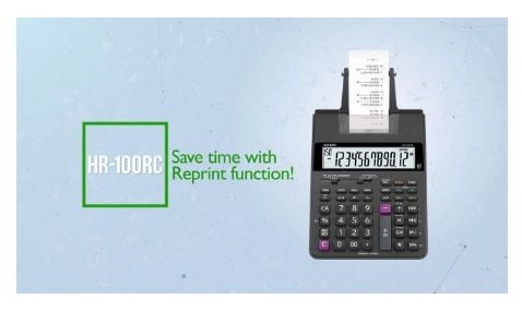 CASIO HR-100RC Adding Machine Printing Calculator 12 Digits, Computers ...
