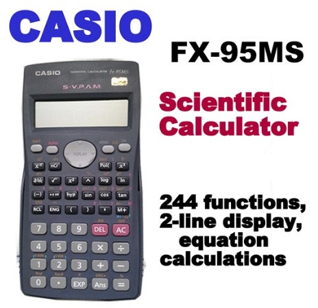 Casio Scientific Calculator FX-95MS, Computers & Tech, Office ...