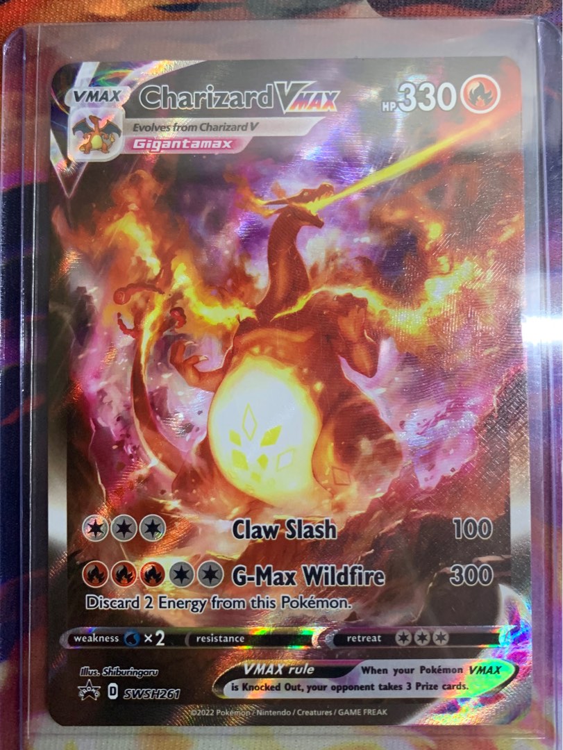Charizard VMAX, Hobbies & Toys, Toys & Games on Carousell
