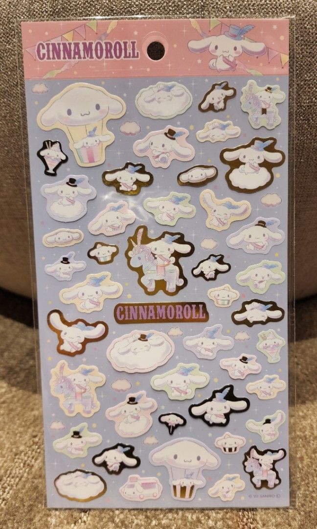 Cinnamoroll Sanrio Stickers [ONLY AVAILABLE IN JAPAN], Hobbies & Toys ...