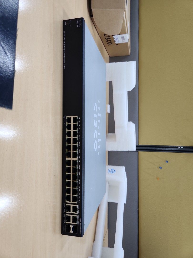 Cisco 28 port switch SG300-28P, Computers & Tech, Parts & Accessories ...