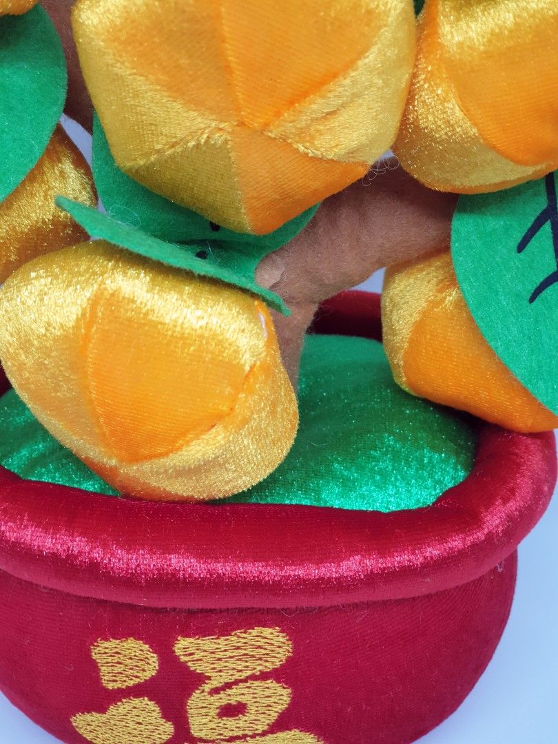 CNY Mandarin Orange Decoration plush, Furniture & Home Living, Home ...