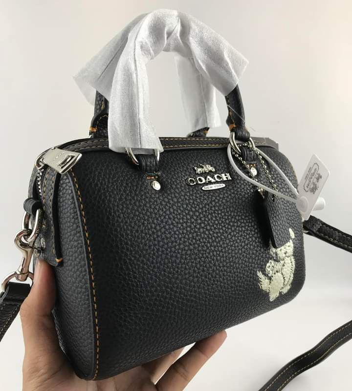 Coach Micro Rowan Black, Women's Fashion, Bags & Wallets, Cross-body ...