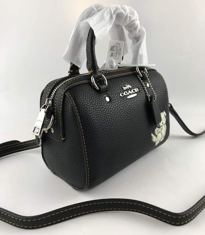 Coach Micro Rowan Black, Women's Fashion, Bags & Wallets, Cross-body ...