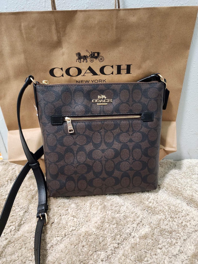 Coach Rowan File Bag, Women's Fashion, Bags & Wallets, Cross-body Bags ...