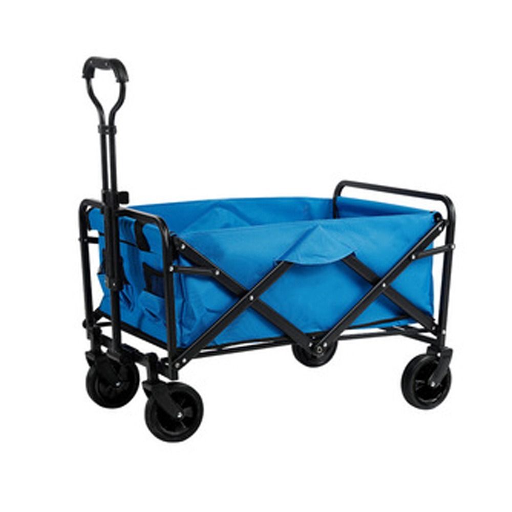 Collapsible Wagon trolley Cart, Heavy Duty Foldable Folding Trolley ...