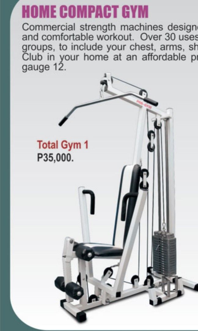 COMPACT PROGYM, Sports Equipment, Exercise & Fitness, Weights ...