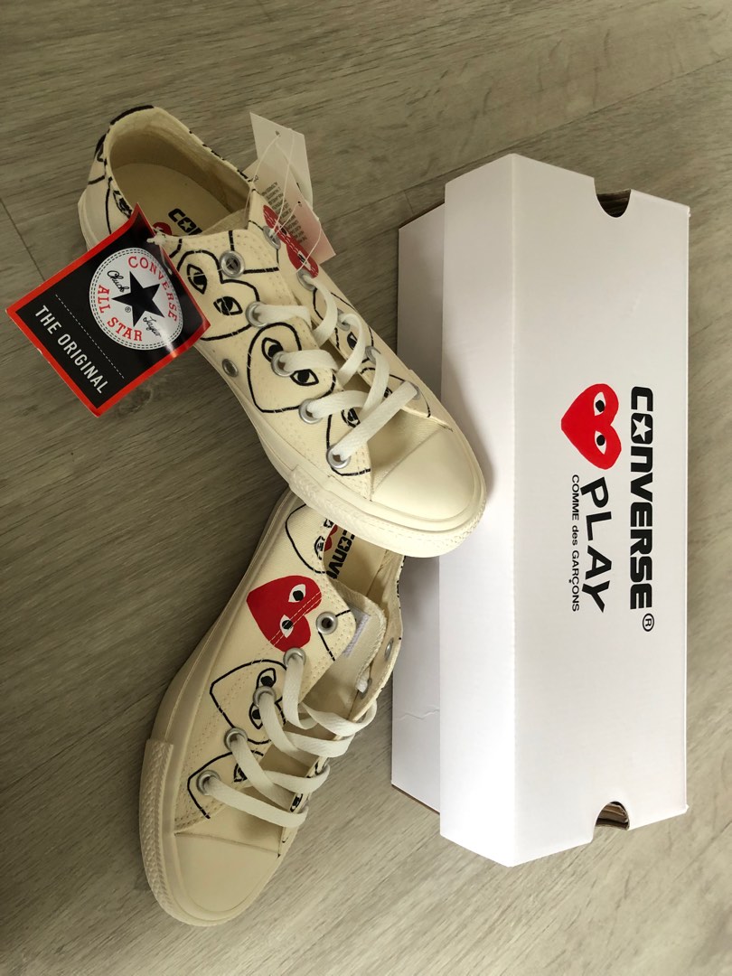 Converse CDG shoe, Women's Fashion, Footwear, Sneakers on Carousell