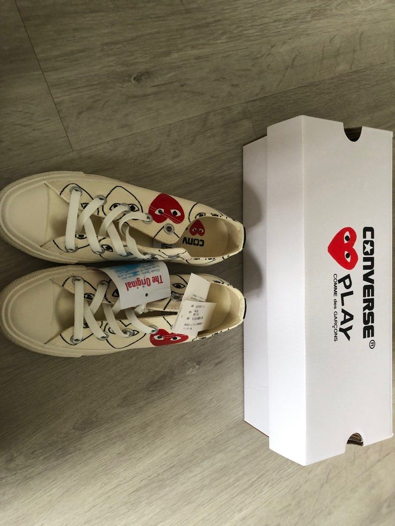 Converse CDG shoe, Women's Fashion, Footwear, Sneakers on Carousell