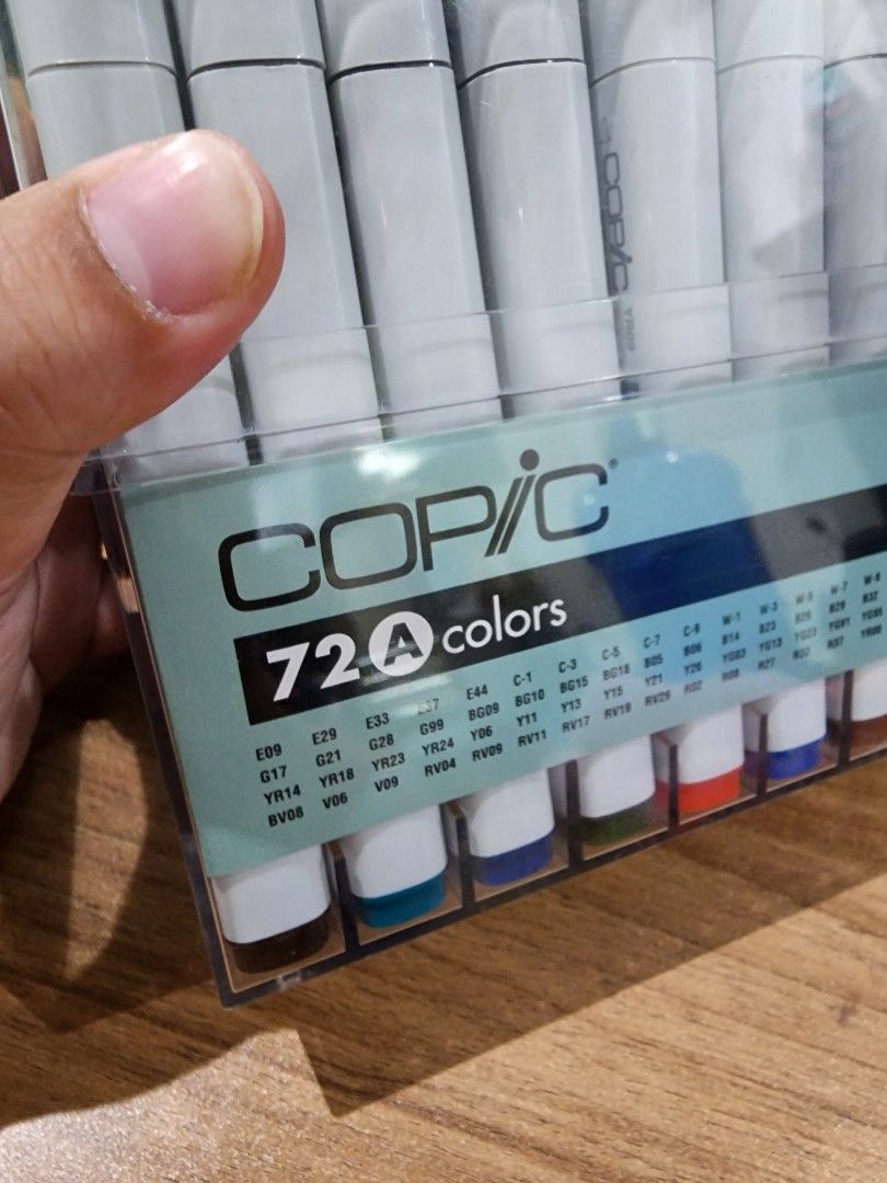 Copic 72 Color Marker Set with FREEBIES, Hobbies & Toys, Stationary ...