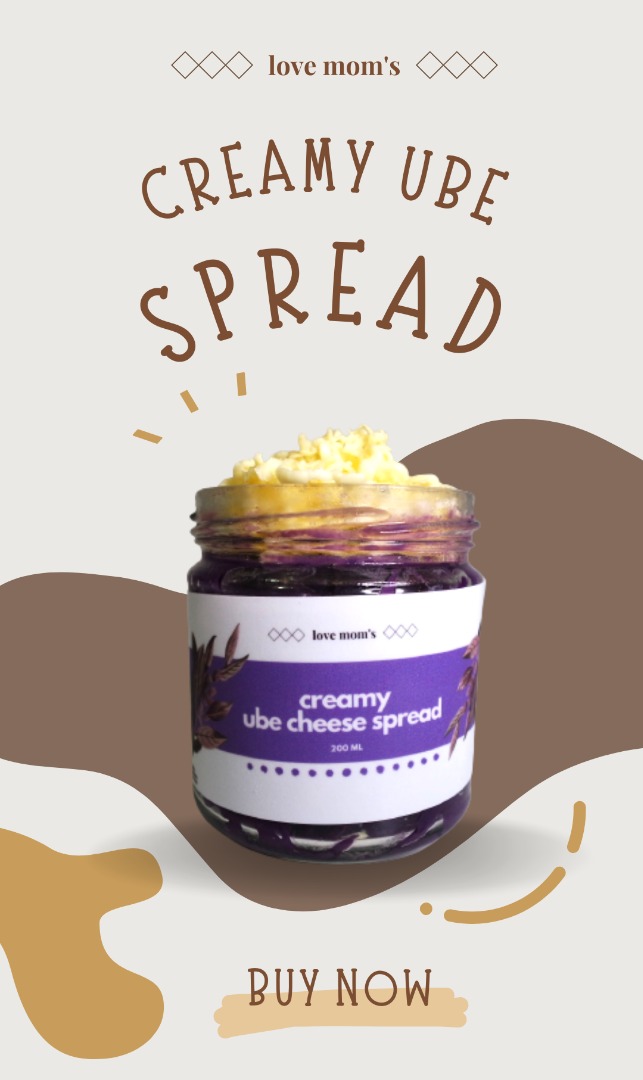 Creamy Ube Spread (with cheese and ube bits), Food & Drinks, Homemade ...