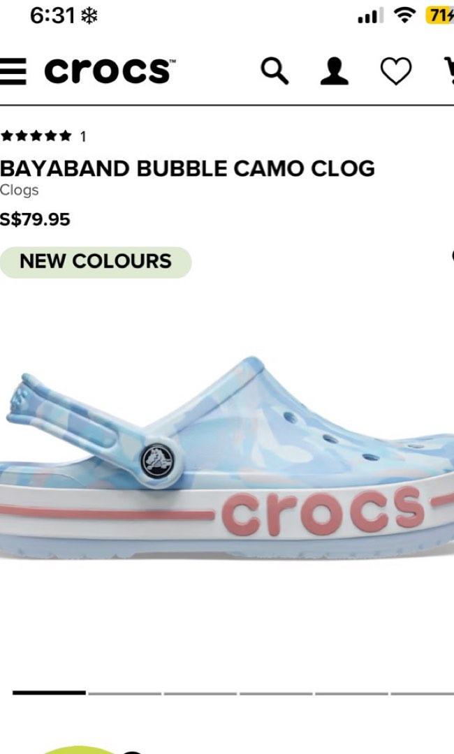 Crocs Bayaband Bubble Camo Clog (Authentic from crocs store), Luxury ...