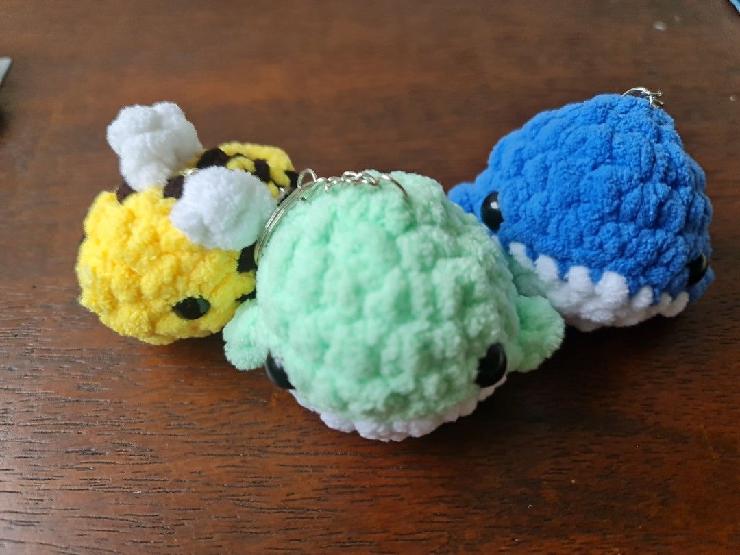 custom crochet mini keychains, Hobbies & Toys, Stationery & Craft ...