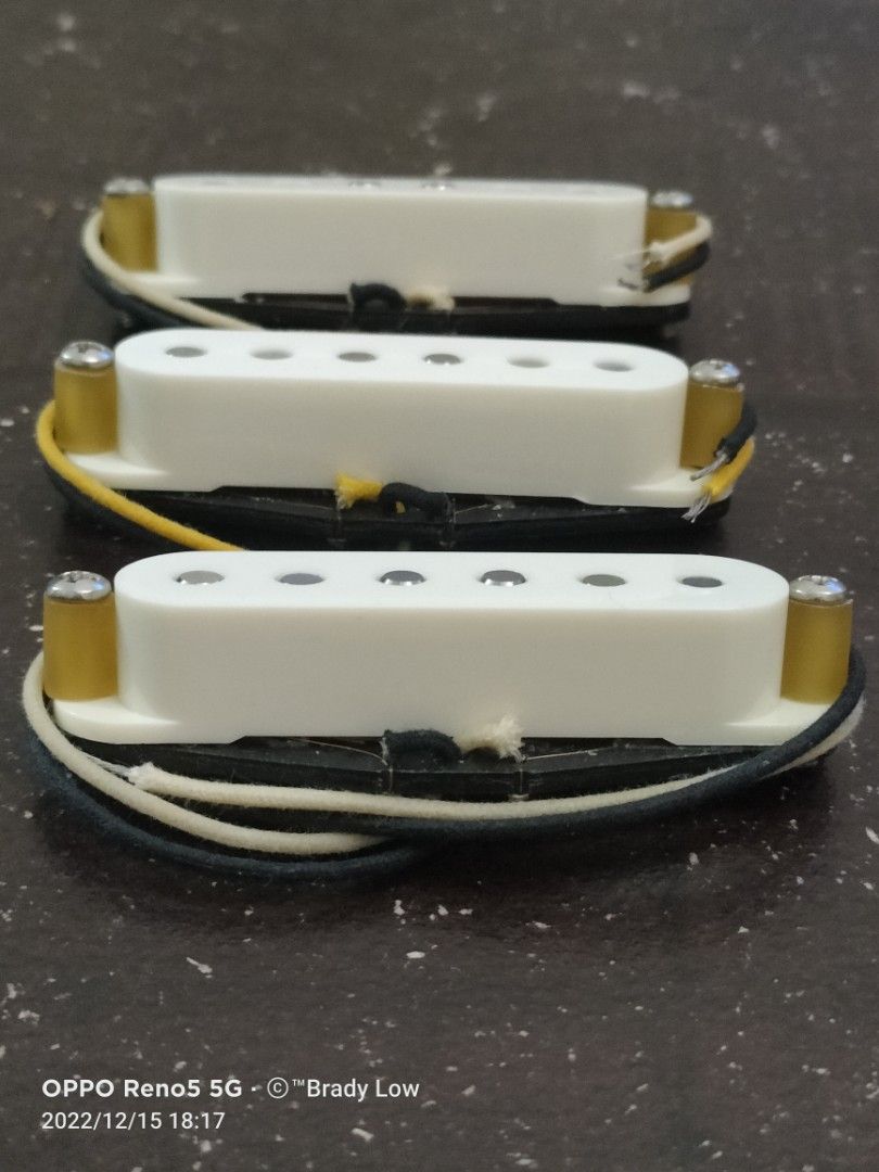 Custom Fender Strat Alnico 5 Pickup Set(RWRP), Hobbies & Toys, Music & Media, Musical ...