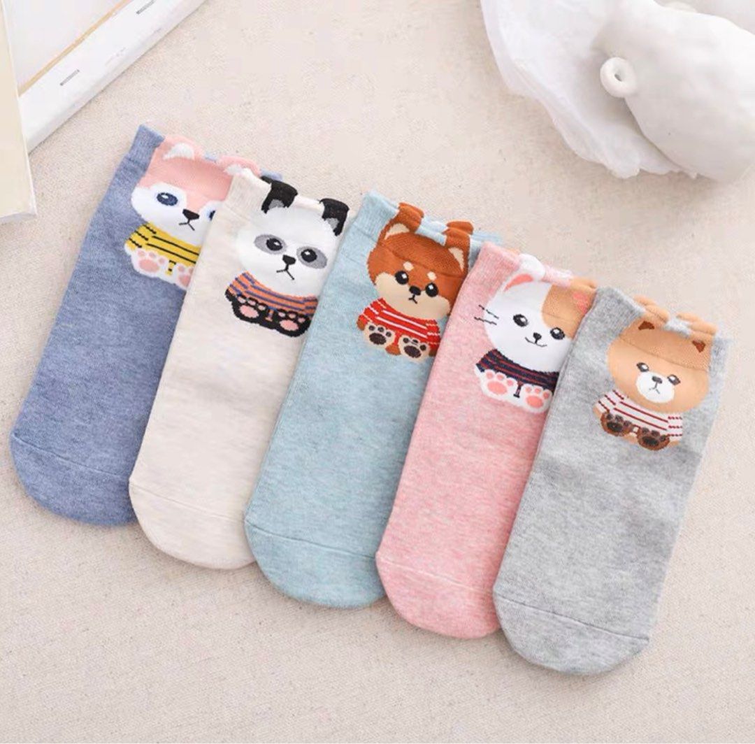 Cute cartoon socks, Women's Fashion, Watches & Accessories, Socks ...