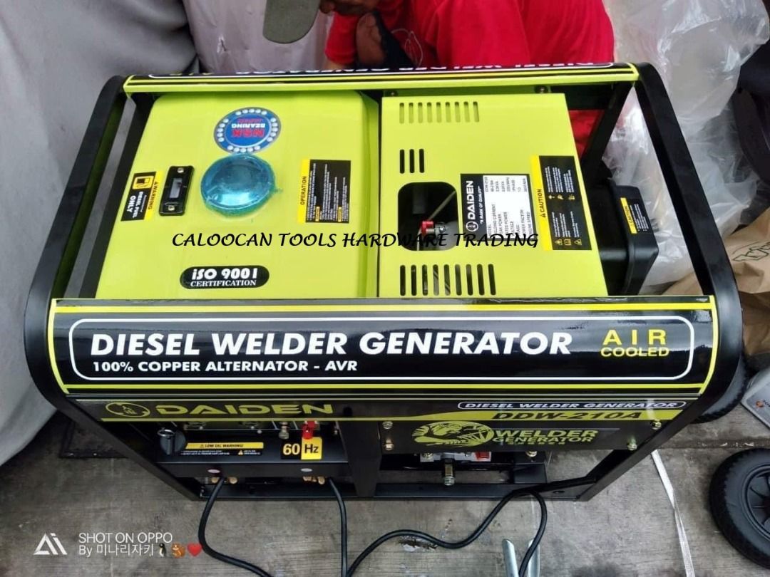 DAIDEN Japan 210A Open-Type Diesel Welding Generator Set (DDW-210A ...