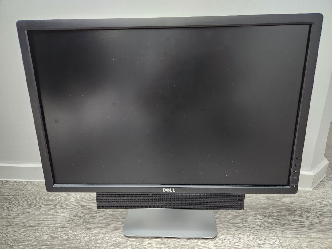Dell Ultra Sharp U2412Mb 24" 電腦顯示器連座檯可升降架及 AX510 多媒體喇叭, 電腦＆科技, 電腦周邊及配件 ...