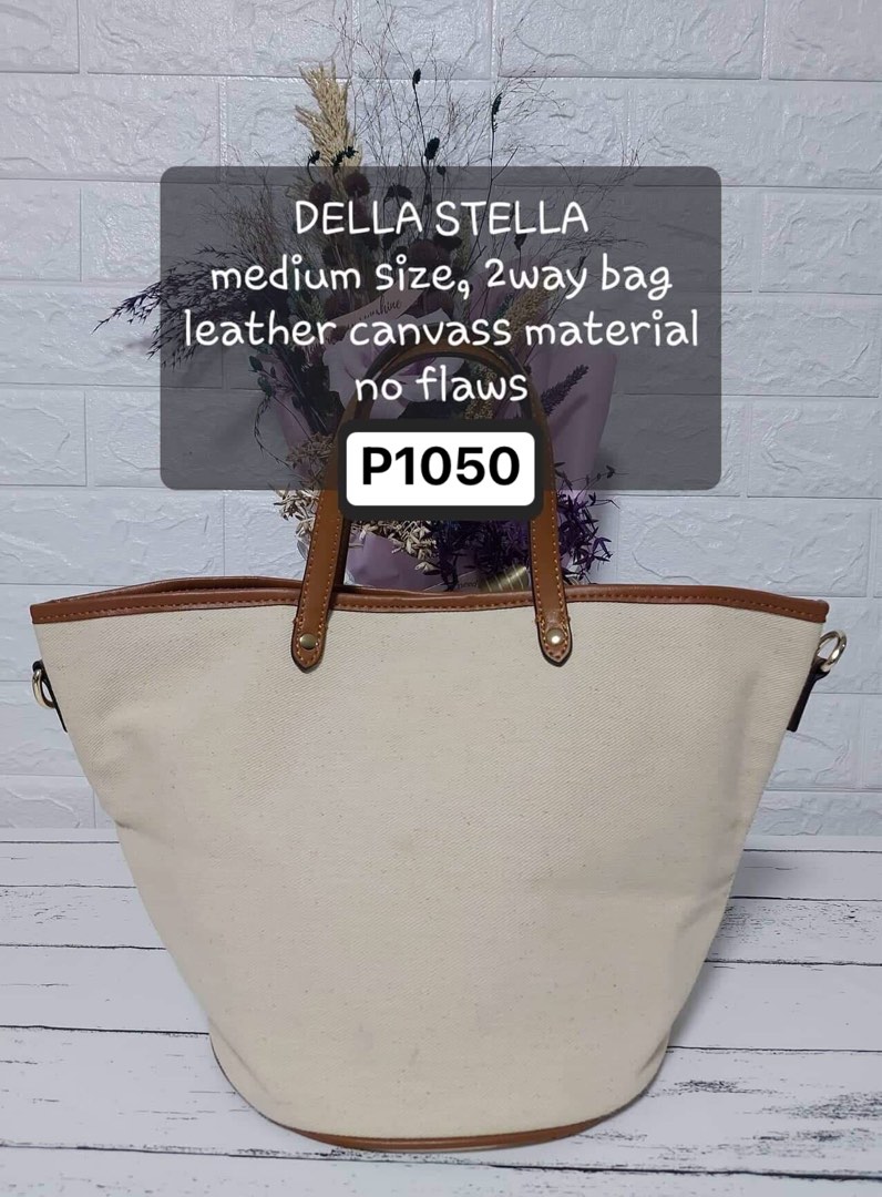 Della Stella Medium Two-way Bag, Women's Fashion, Bags & Wallets, Tote Bags on Carousell