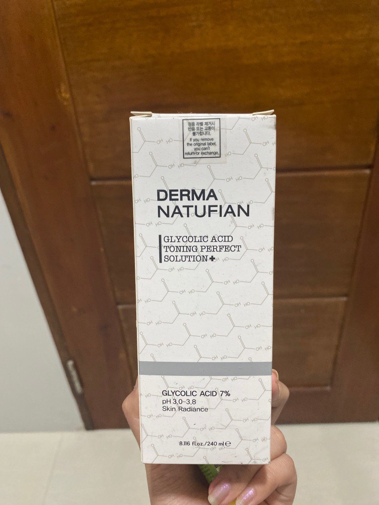 Derma Natufian Glycolic Acid Toning Perfect Solution, Beauty & Personal ...