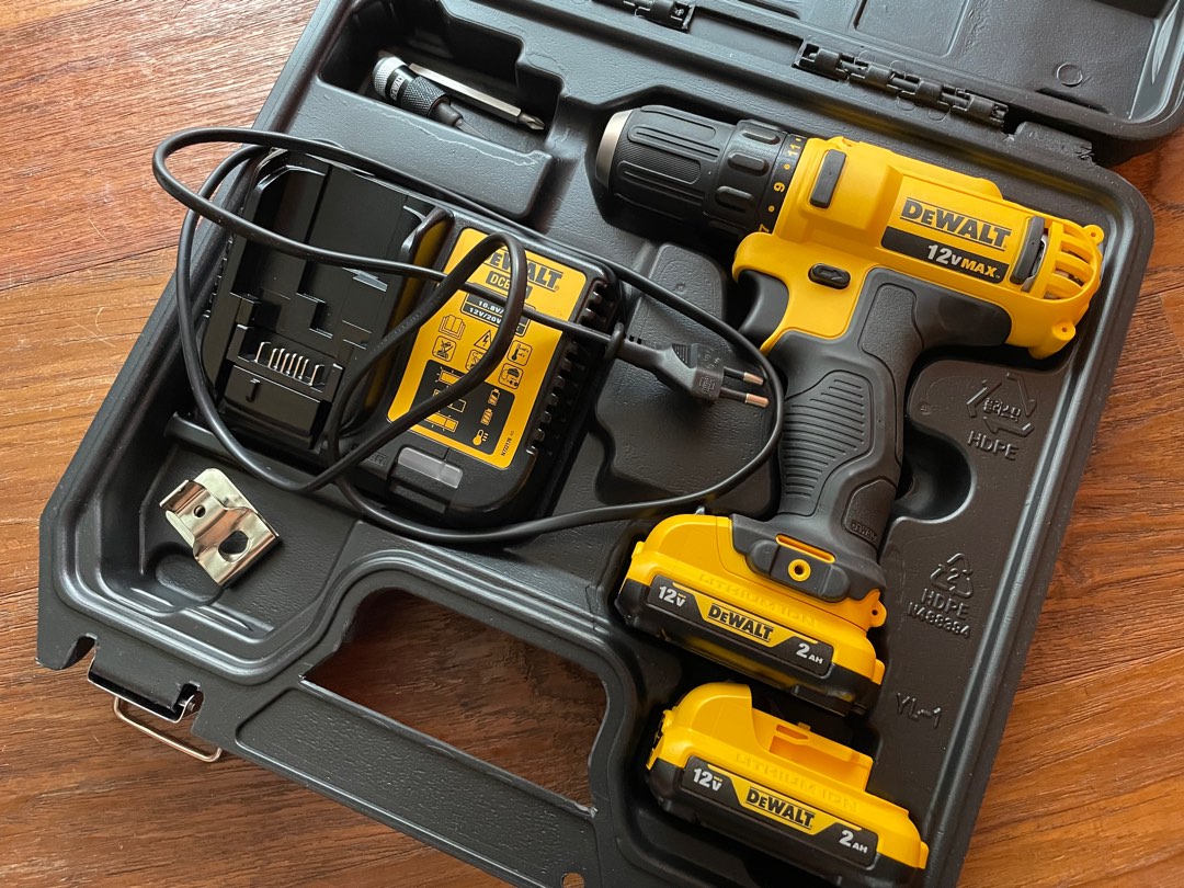 DEWALT 12V 2.0AH LI-ION Cordless 10MM DRIVER DRILL (DCD710D2), Furniture & Home Living, Home ...