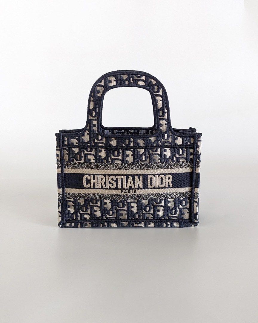 DIOR original mini book tote, Women's Fashion, Bags & Wallets, Tote ...