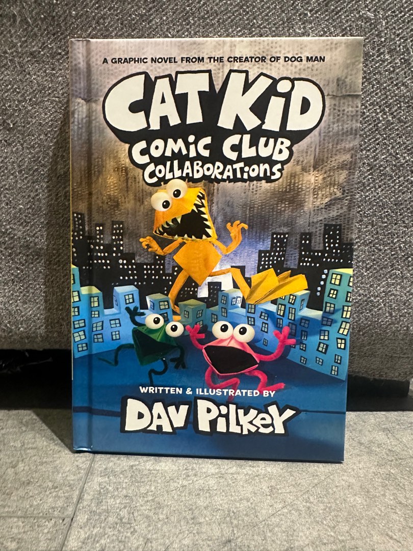 Dog Man Cat Kid Comic Club Collaborations Book 4, Hobbies & Toys, Books ...
