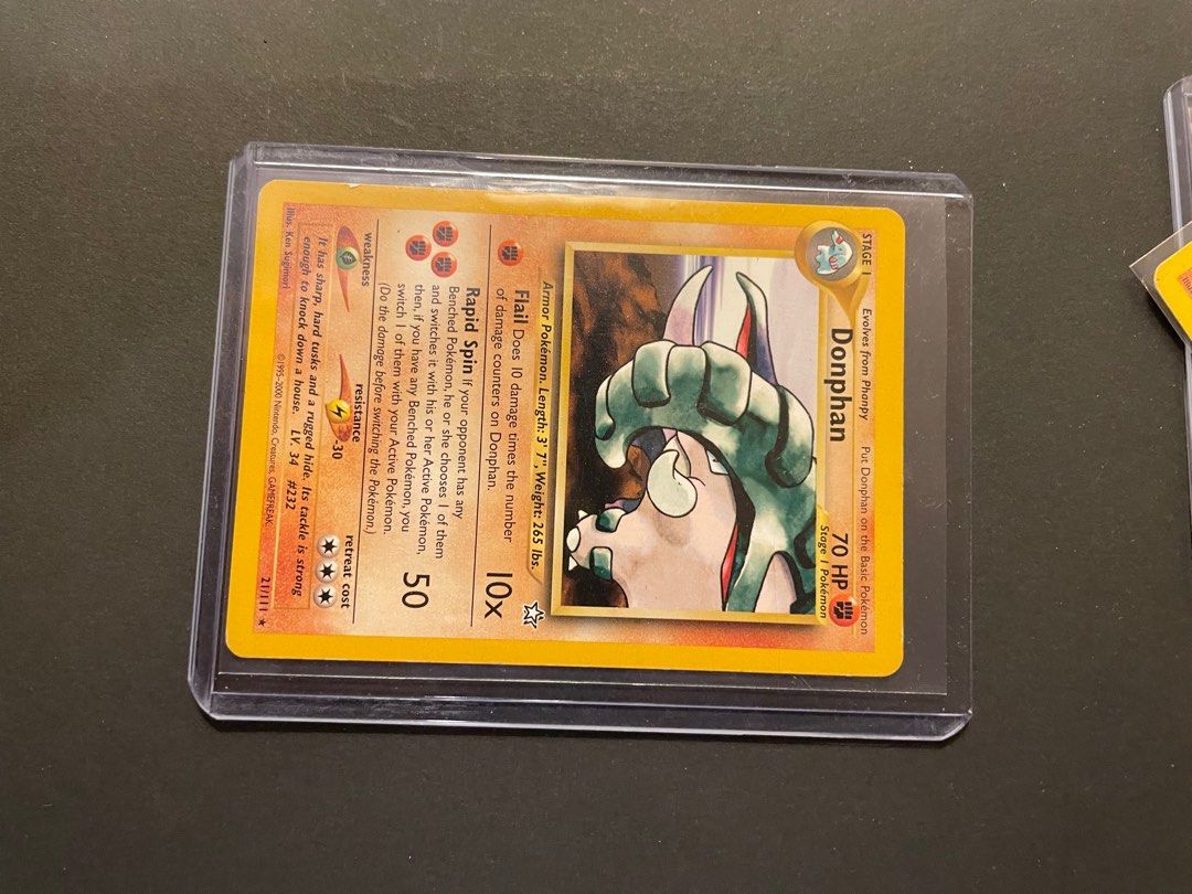 Donphan Neo Genesis, Hobbies & Toys, Toys & Games on Carousell