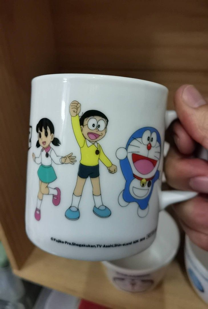 Doraemon Ceramic Mug and Cup Series, Furniture & Home Living ...