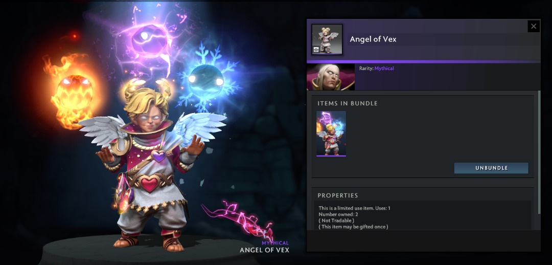 Dota 2 Angel of Vex, Video Gaming, Gaming Accessories, In-Game Products ...