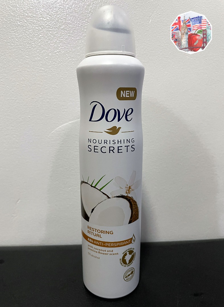 Dove Nourishing Secrets Anti-perspirant Aerosol Coconut & Jasmine ...