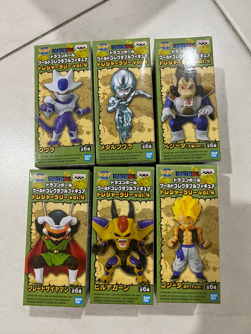 Dragon ball WFC one set 6 pics , Hobbies & Toys, Toys & Games on Carousell