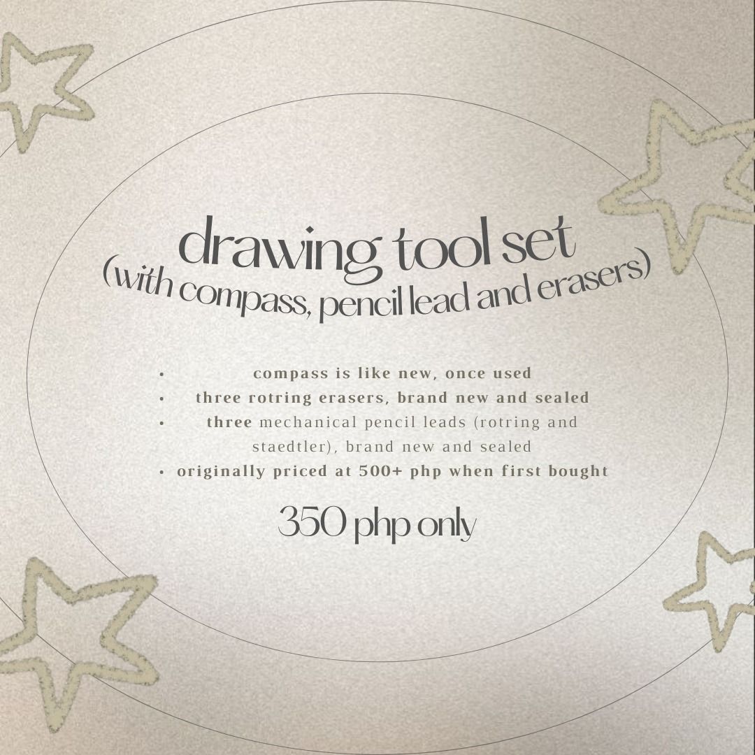 drawing tool set, Hobbies & Toys, Stationary & Craft, Stationery ...