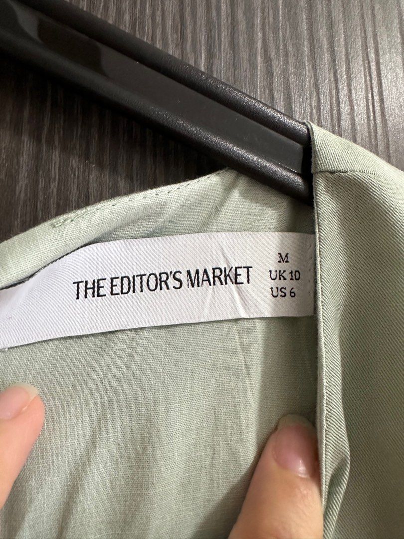 Editor market pastel green dress, Women's Fashion, Dresses & Sets ...
