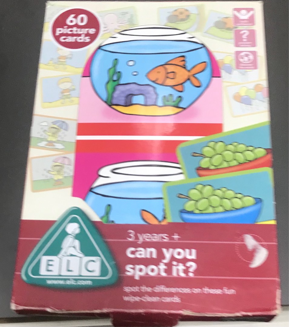 ELC puzzles Find the difference cards, Hobbies & Toys, Toys & Games on ...